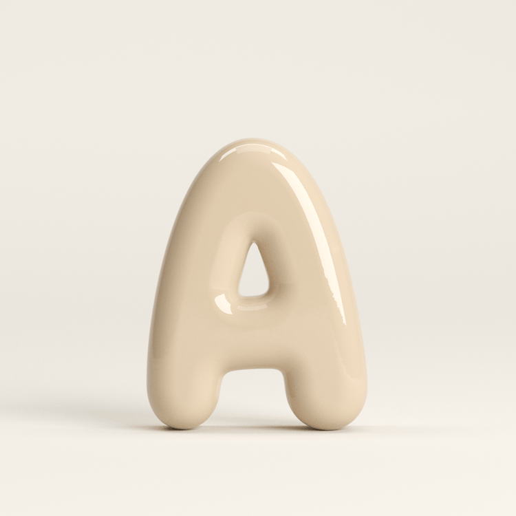 Ceramic Letters – Handmade Alphabet A to Z | Letters of Clay